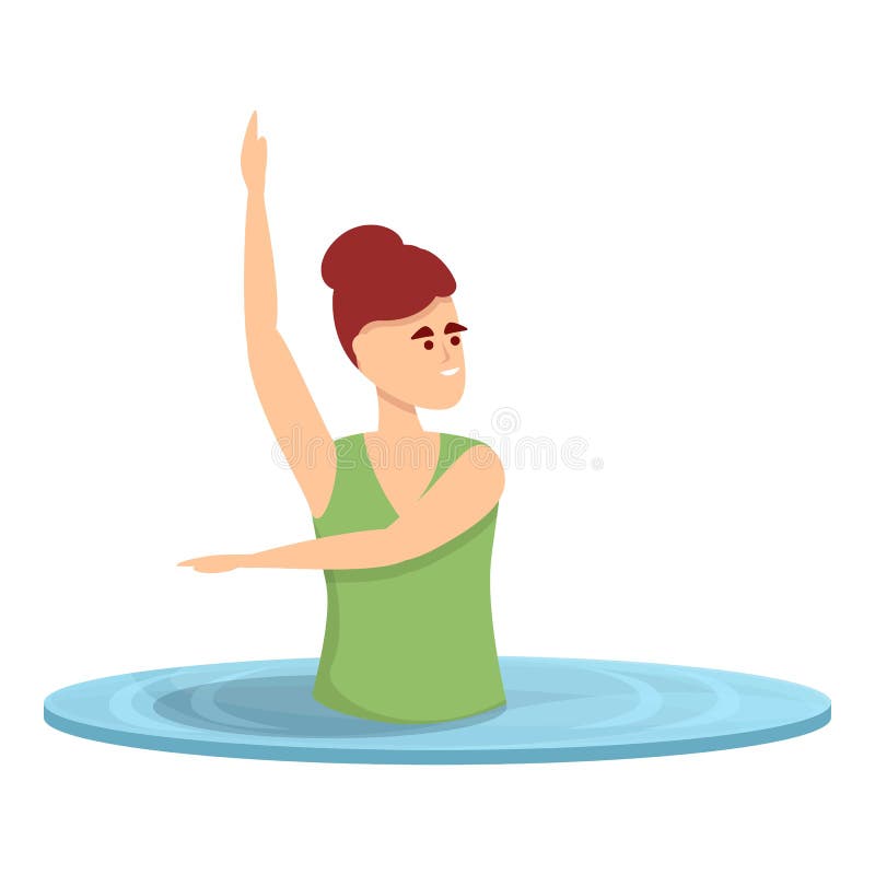 Synchronized Swim Icon Cartoon Vector. Sport Swimming Stock ... Synchronized Swim Icon Cartoon Vector. Sport Swimming Stock ...