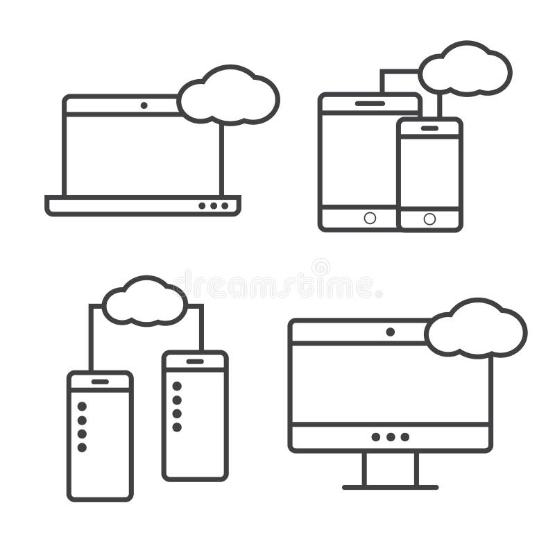 Syncing Computer, Cloud Computing Network, Big Data Analysis Stock ... Syncing Computer, Cloud Computing Network, Big Data Analysis Stock ...