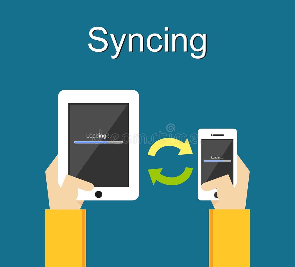 Syncing Process Stock Illustrations – 133 Syncing Process Stock ...