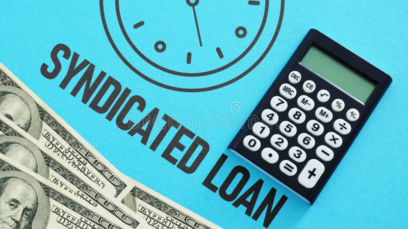 Syndicated Loan is Shown Using the Text Stock Image - Image of ratio ...