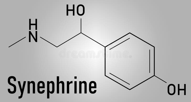 Synephrine Herbal Stimulant Molecule. Present in Several Citrus Species ...