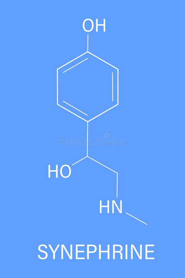 Synephrine Herbal Stimulant Molecule. Present in Several Citrus Species ...