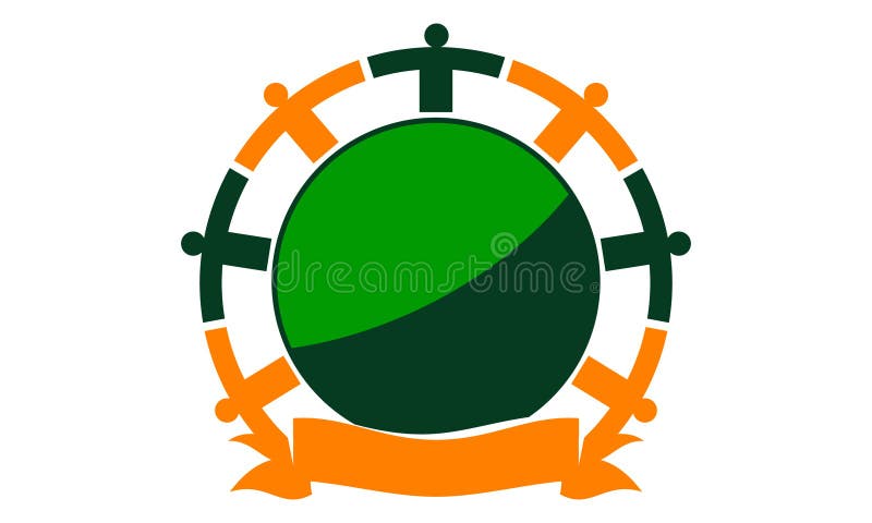 Synergie Logo Initial O illustration de vecteur. Illustration du ...