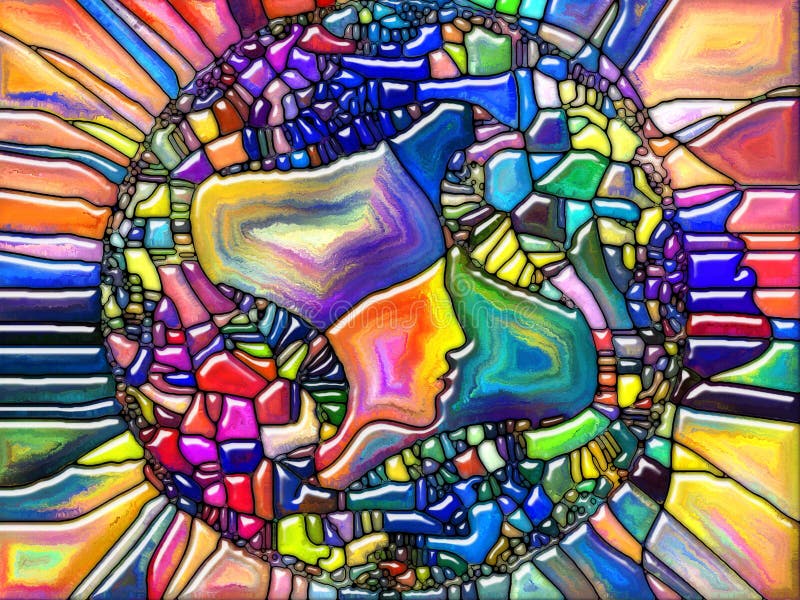 Synergien Der Fragmentierung Stock Abbildung - Illustration von aufbau ...