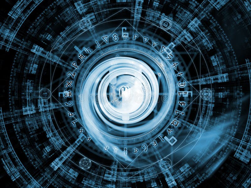 Synergien Der Symbolischen Bedeutung Stock Abbildung - Illustration von ...