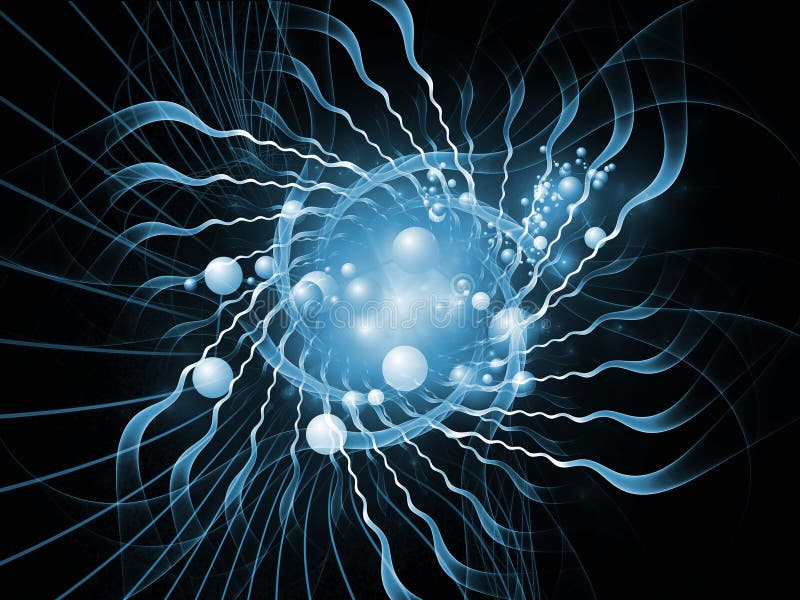 Synergies of Atoms stock illustration. Illustration of education - 71784042