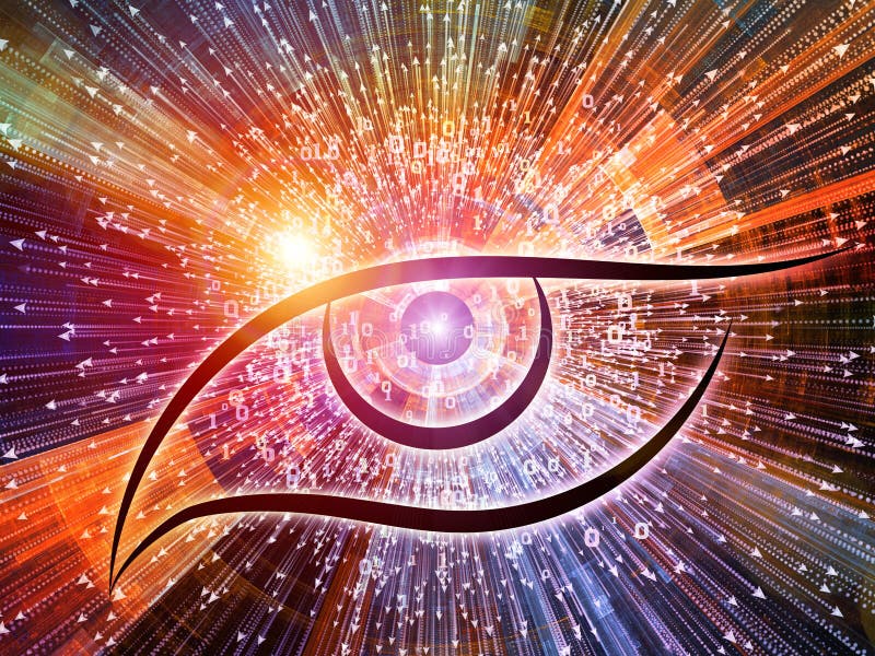 Synergies of Information stock illustration. Illustration of flow ...