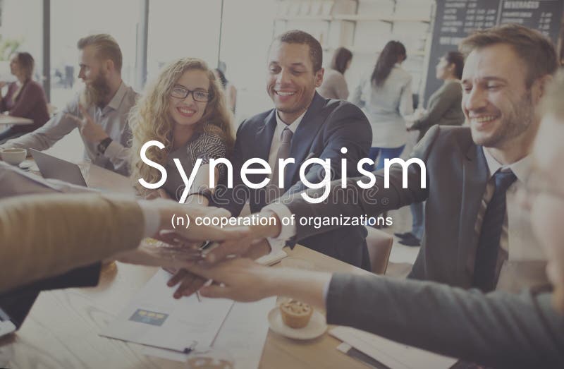 Synergism Team People Graphic Concept Stock Image - Image of ...