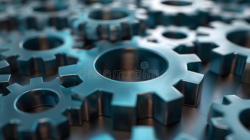 Synergy of Customer Engagement - Gear Unity. Concept Customer Service ...