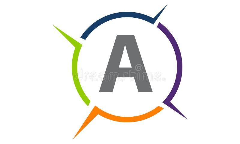 Synergy Solution Process Letter a Stock Vector - Illustration of ...