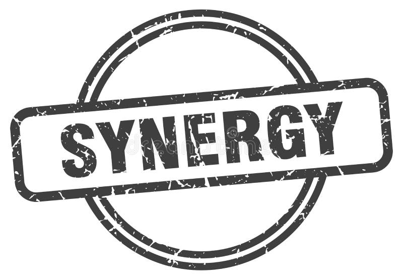 Synergy Stamp. Synergy Round Grunge Sign Stock Vector - Illustration of ...