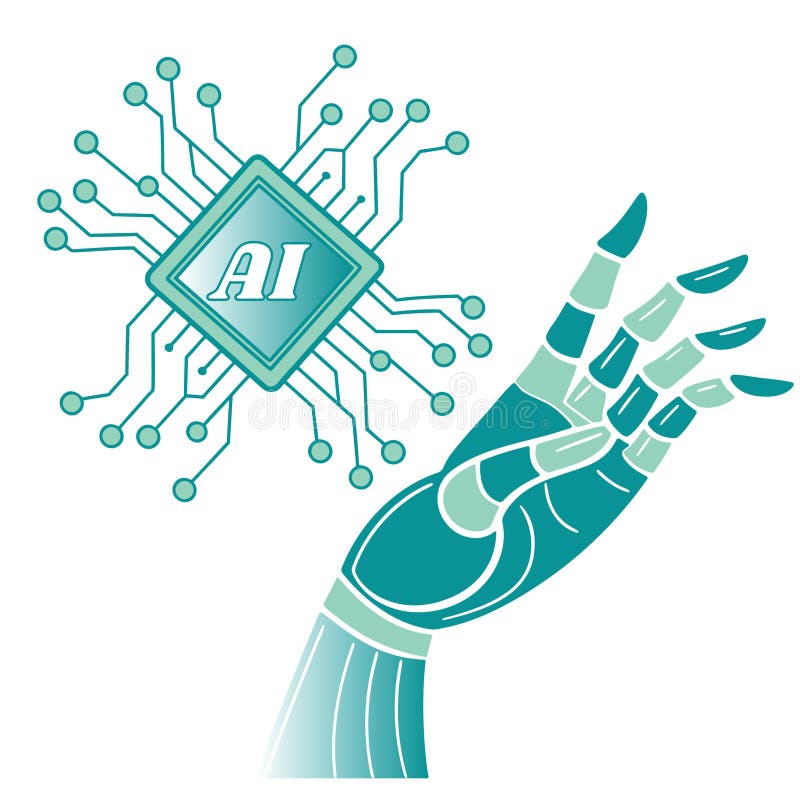 Synthesis of Artificial Intelligence Stock Vector - Illustration of ...