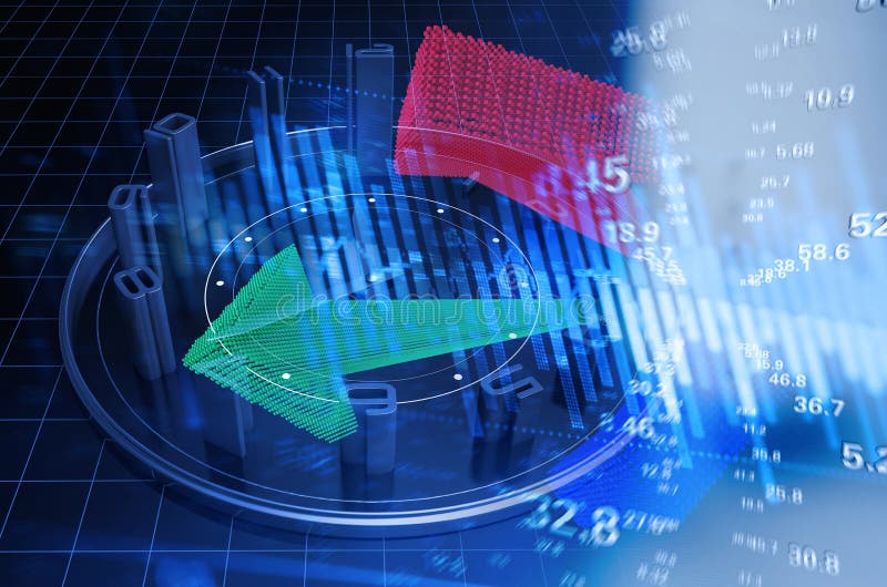Synthesis of Background of Economic Development Stock Illustration ...