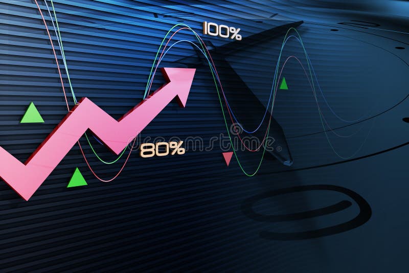 Synthesis of Background of Economic Development Stock Illustration ...