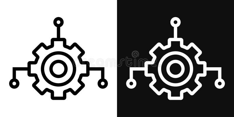 Synthesis of Ideas Icon Set. Synthesis Ideas Background Vector Symbol ...