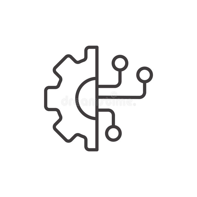 SYNTHESIS Stroke Icon in Black Stock Vector - Illustration of chemistry ...