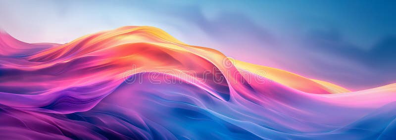 Synthesize Stream Wave Pattern. Technology Background Concept Stock ...