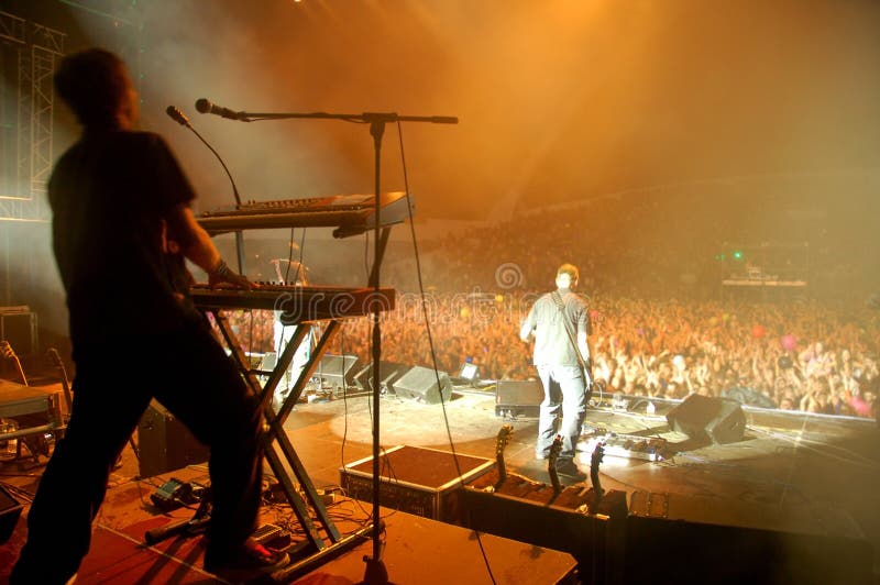 Synthesizer player stock image. Image of synthesizer, sound - 1295343