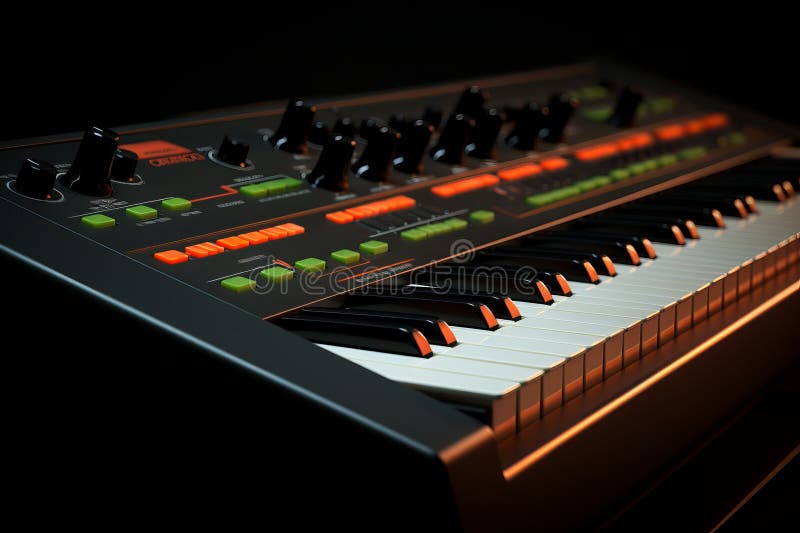 Synthesizer in a Creative Music Studio Inspiring Innovative Sound ...