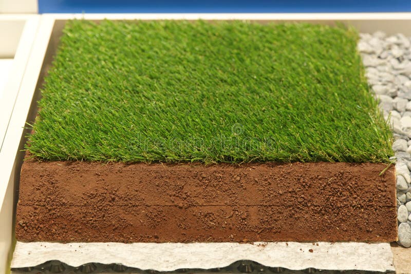 Synthetic grass layers stock photo. Image of synthetic - 32627200