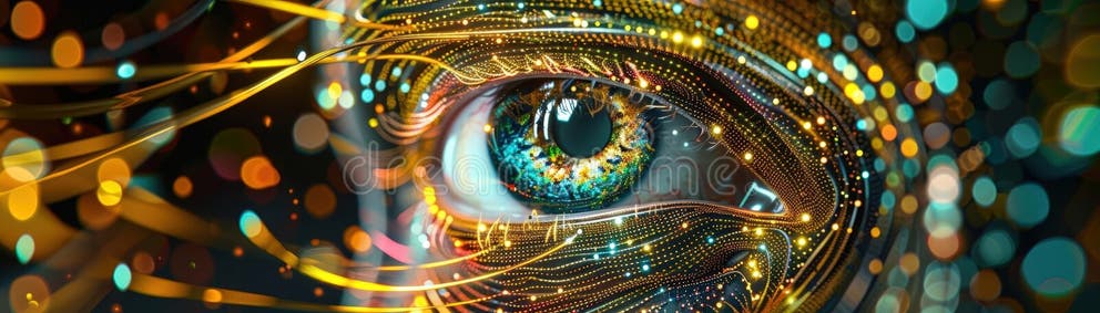 Synthetic Media AIgenerated Art Creation Stock Illustration ...