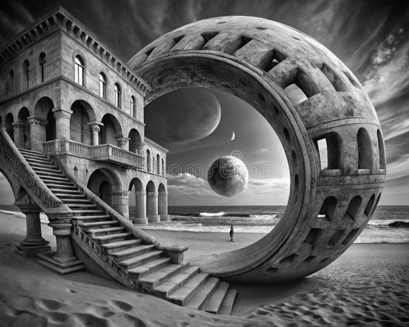 Surreal Extravagance- AI Generated Image(Synthography Art) Stock ...