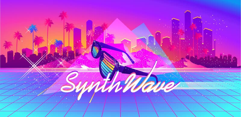 Vaporwave Lightning Stock Illustrations – 117 Vaporwave Lightning Stock ...