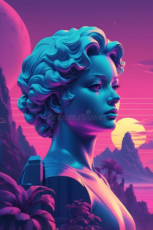 Synthwave is My Beautiful World Stock Photo - Image of retro, wallpaper ...