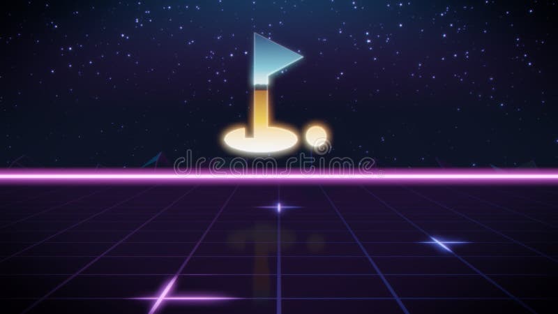 Neon Golf Ball Background Stock Illustrations – 608 Neon Golf Ball ...