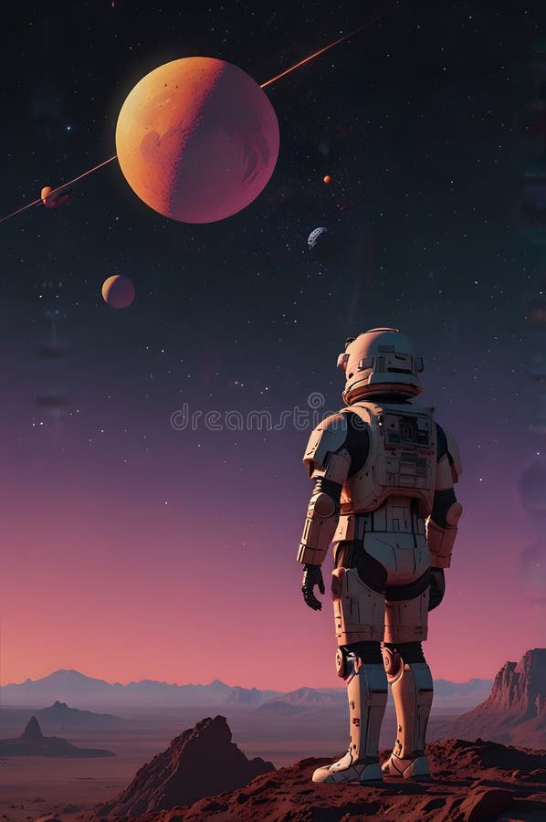 A Synthwave Retro-futuristic Vintage Artwork Stock Illustration ...