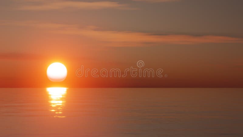 Synthwave Sunset Over a Waving Ocean. Seamless Loop. Stock Footage ...