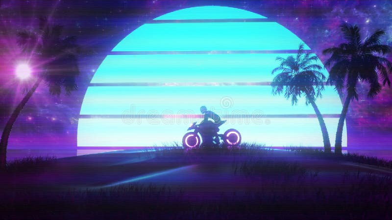 Synthwave Sunset at the Sea - Retrovawe Loop Landscape Background V2 ... Synthwave Sunset at the Sea - Retrovawe Loop Landscape Background V2 ...