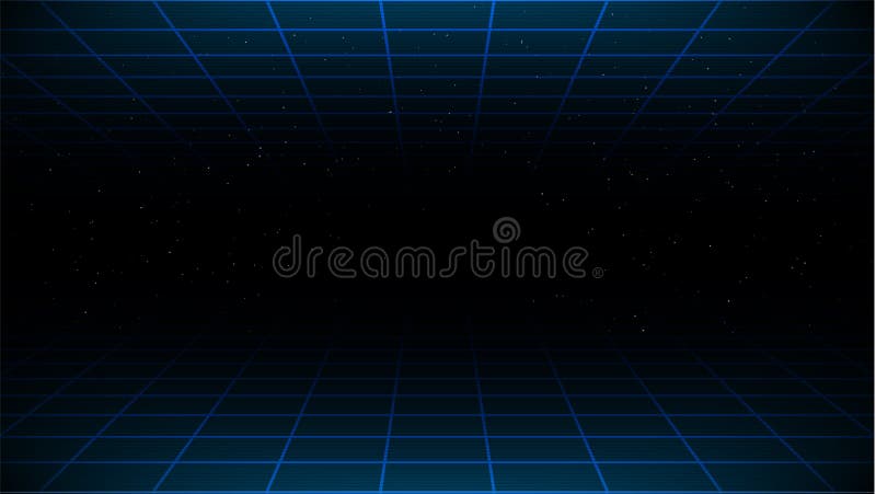 Synthwave Vaporwave Retrowave Cyber Background with Copy Space, Laser ...
