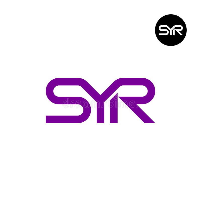SYR Logo Letter Monogram Design Stock Vector - Illustration of designs ...