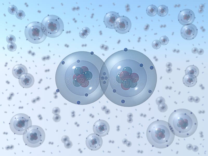 Molekyl för syre O2 stock illustrationer. Illustration av molekyl ...