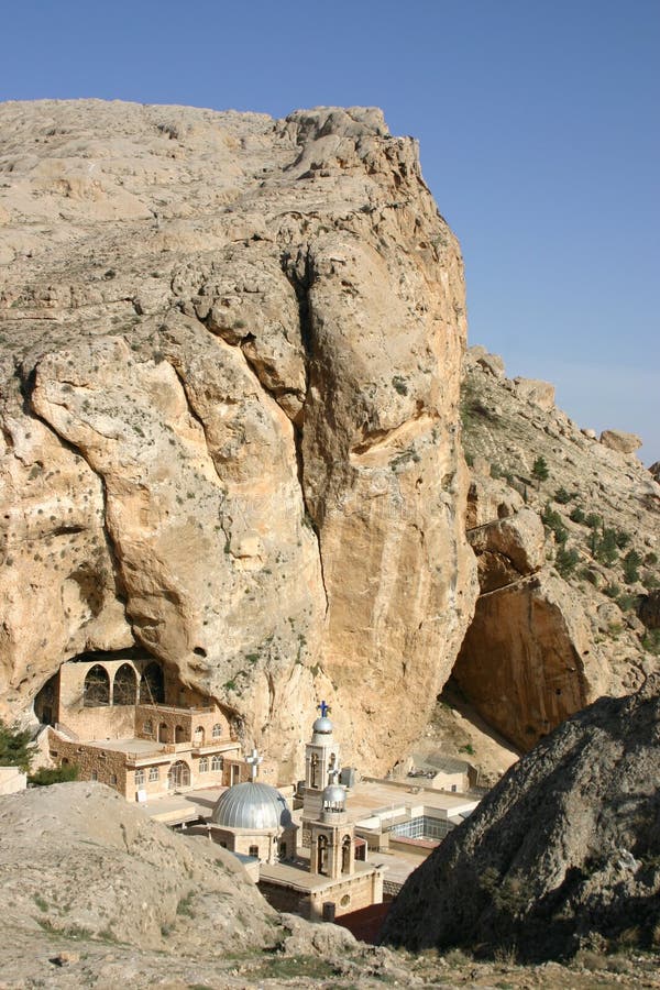Monastery, Sednaya, Syria stock image. Image of history - 16955533