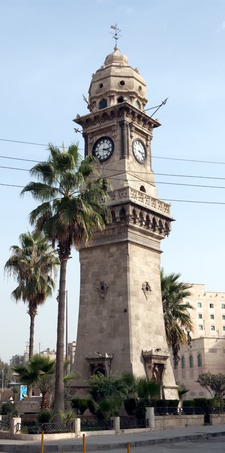 Ottoman Clock Tower in Tripoli, Libya Stock Photo - Image of building ...