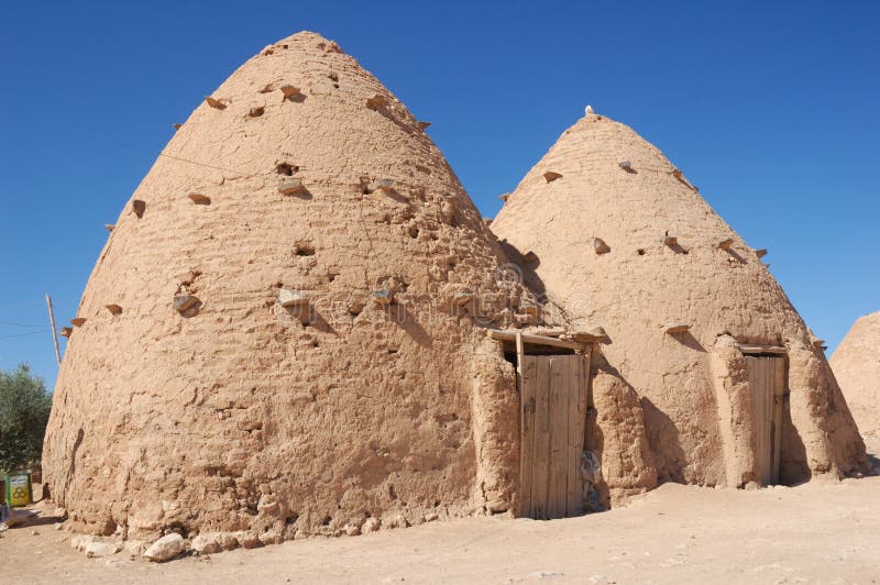 Syria - clay house stock photo. Image of construct, build - 4240082