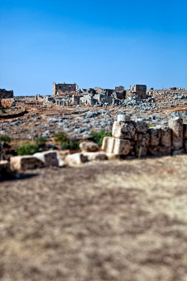 Syria - the Dead Cities stock photo. Image of ruined - 12032636