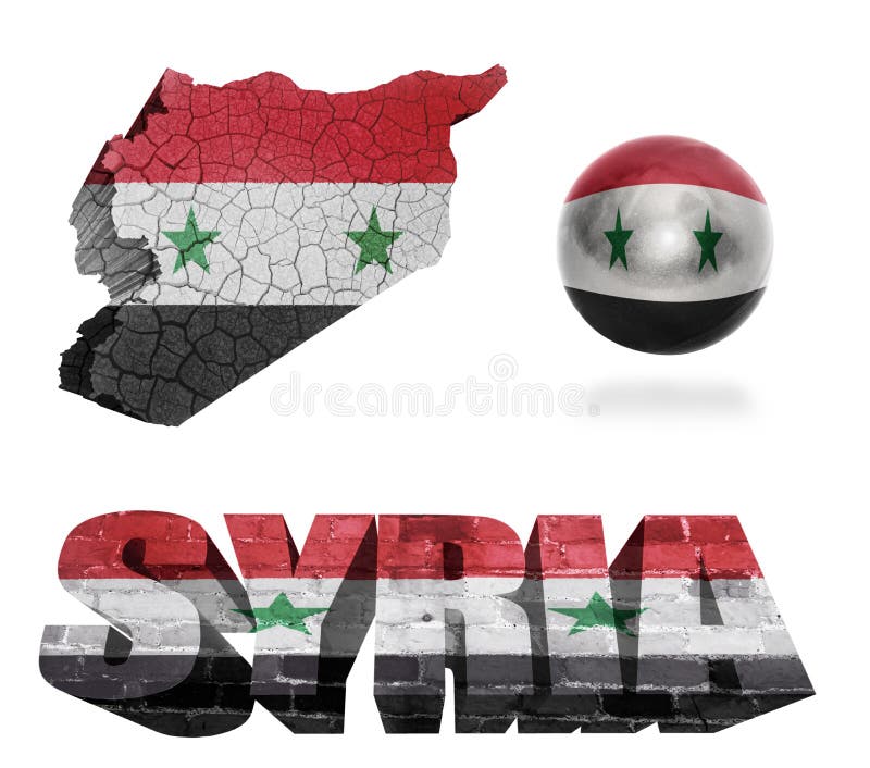 Syria Symbols stock illustration. Illustration of damascus - 100347929