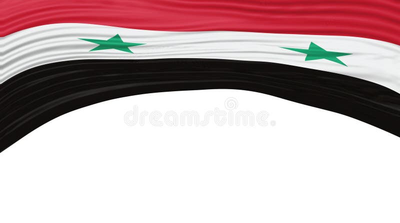 Syria Flag Wave, National Flag Stock Illustration - Illustration of ...