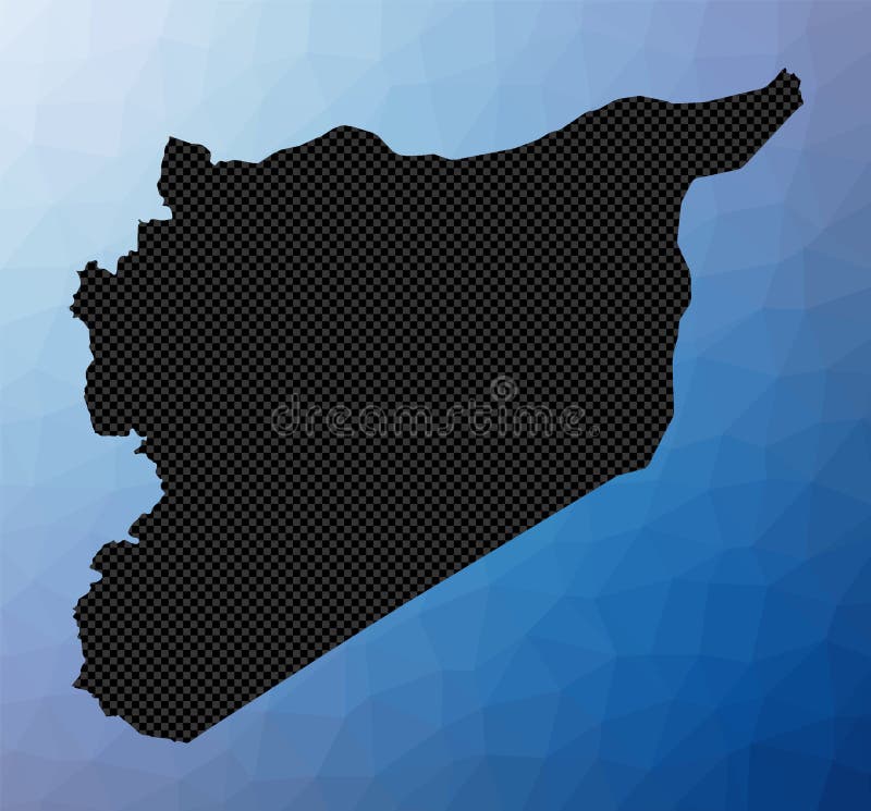 Syria geometric map. stock vector. Illustration of chart - 182008319