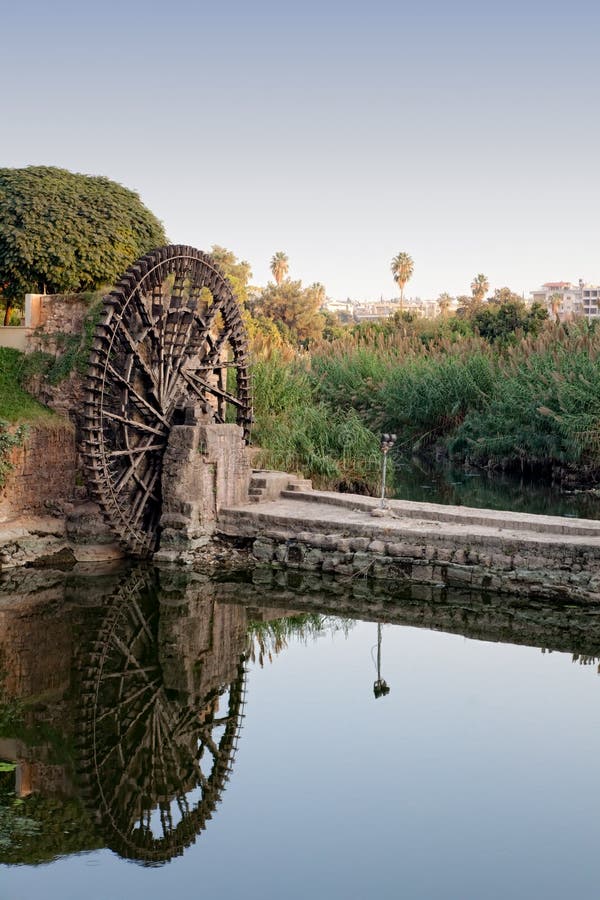 Syria - Hama stock image. Image of noria, site, historical - 13484293