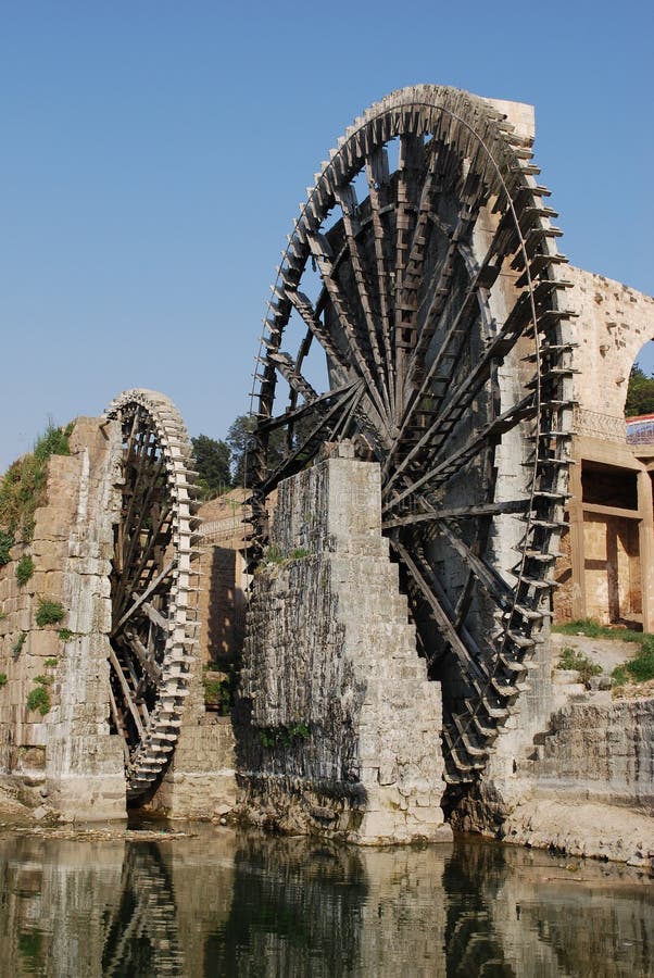 Syria - Hama stock image. Image of noria, site, historical - 13484293