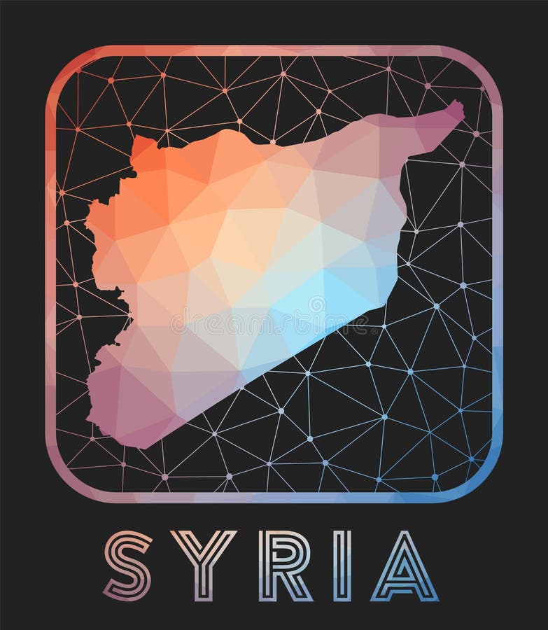 Syria map design. stock vector. Illustration of banner - 176646813