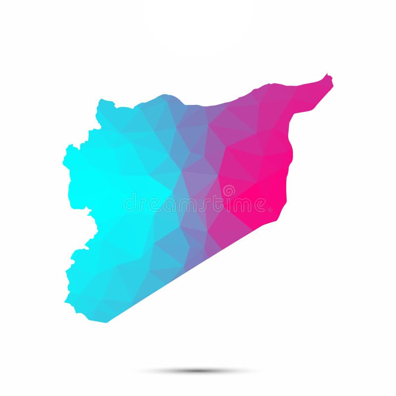 Syria Map Triangle Low Poly Geometric Polygonal Abstract Style. Stock ... Syria Map Triangle Low Poly Geometric Polygonal Abstract Style. Stock ...