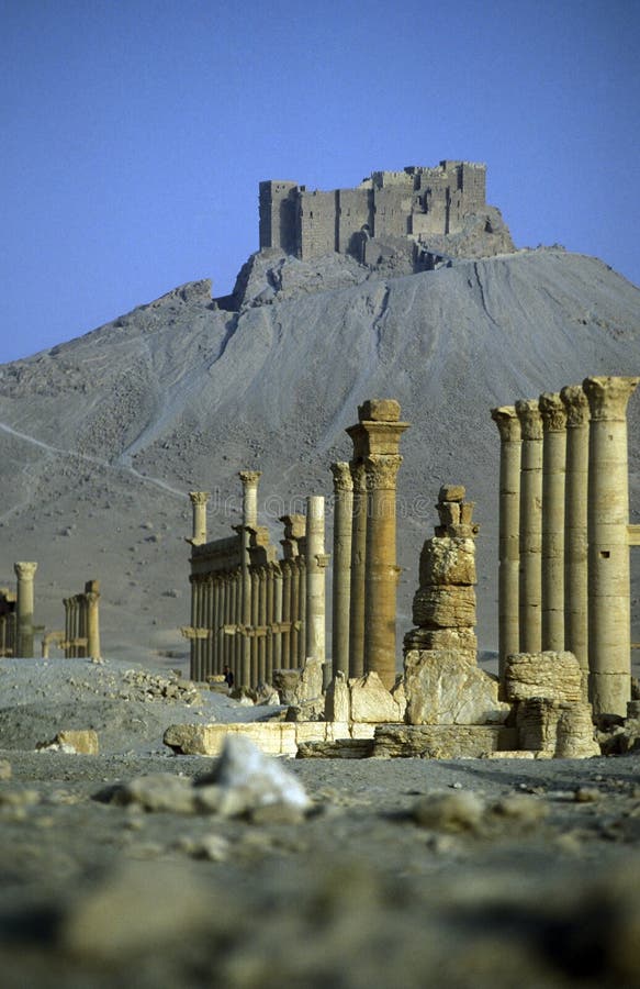 SYRIA PALMYRA ROMAN RUINS editorial image. Image of roman - 54372390