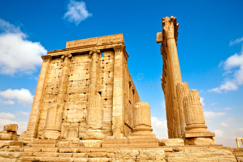 Syria - Palmyra (Tadmor) stock photo. Image of ancient - 12145698