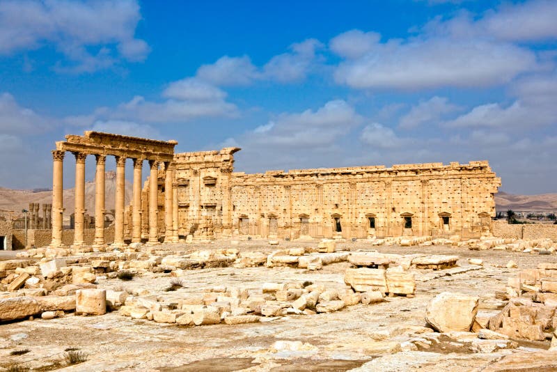 Syria - Palmyra (Tadmor) stock image. Image of architectural - 12145713