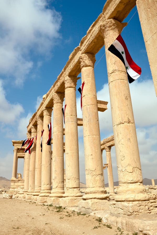 Syria - Palmyra (Tadmor) stock photo. Image of palmyra - 12145844